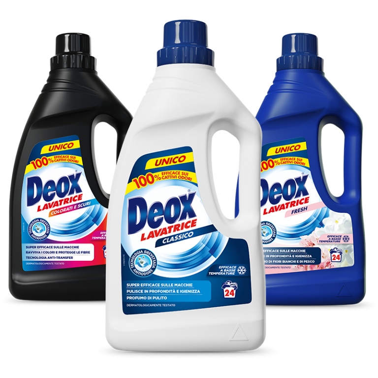 Deox - Detergenti lavatrice e ammorbidenti con formula anti-odore ...