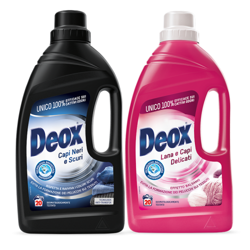 Deox - Detergenti lavatrice e ammorbidenti con formula anti-odore ...